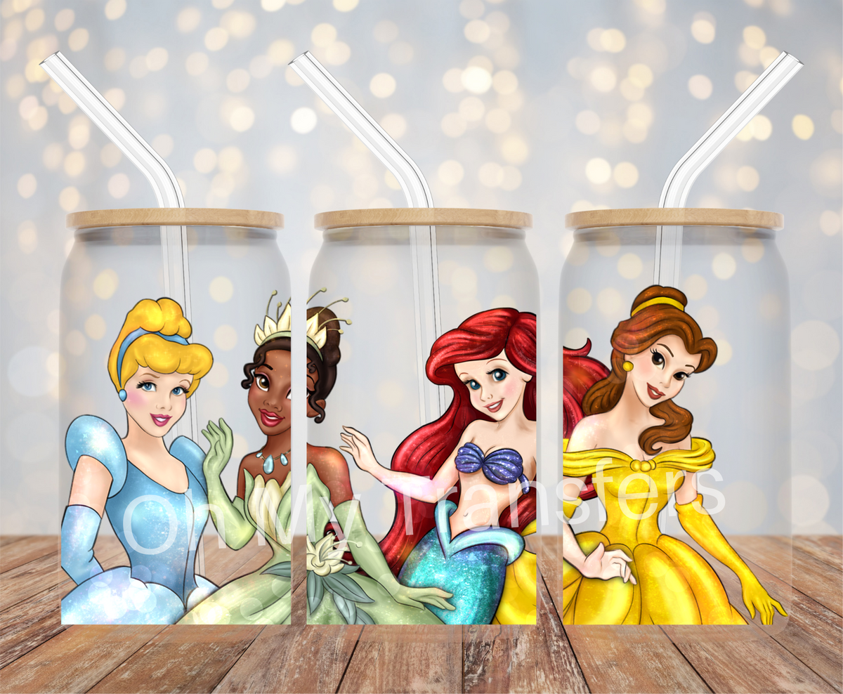 Princesses UV DTF Cup Wrap – Oh My Transfers